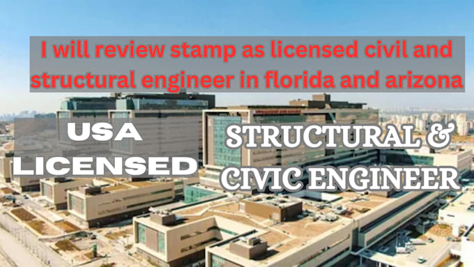 Review stamp as licensed civil and structural engineer in florida and ...