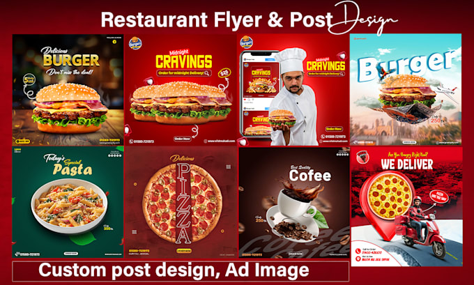 Design eye catching restaurant flyers, posts, and food menus by ...