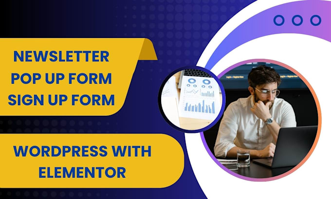 Create a sign up form pop up form or newsletter pop up form with ...