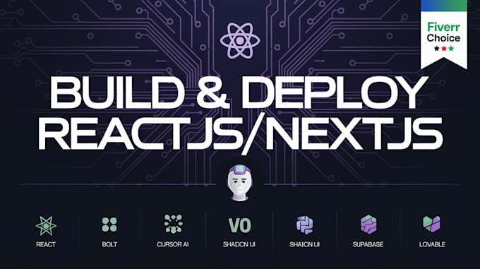 Build high performance react next js apps using supabase by Jericho_beau | Fiverr