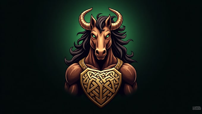 Do design a fierce and powerful centaur mascot logo for your brand by ...