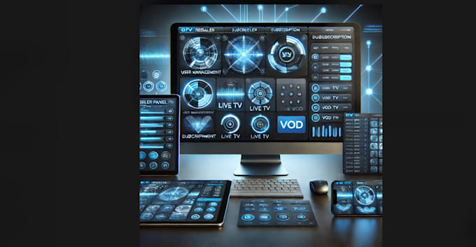 Build a professional iptv reseller panel for you, mega ott, xui panel ...