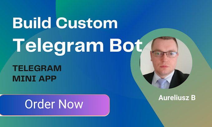 Build custom telegram bot for groups and channels by Aureliuszbazyli | Fiverr