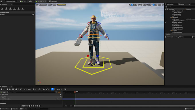 Do unreal engine rigging of your 3d character by Messenger2050 | Fiverr