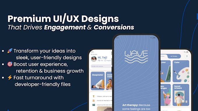 Design highly converting ui ux for productivity apps by Tejusandhu | Fiverr