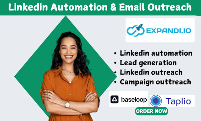Set up workflow linkedin automation and email outreach on baseloop, expandi io by Adamu_precious ...