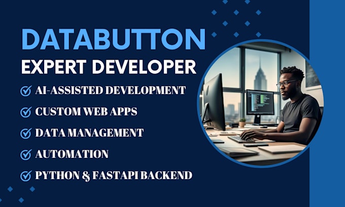 Build ai powered webapps with databutton io by Vincent_sammy | Fiverr