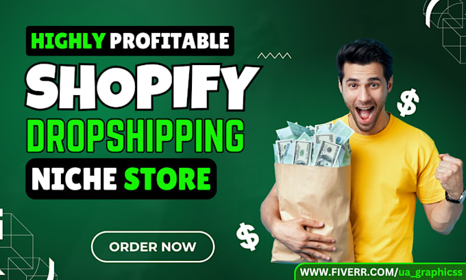 Build and redesign automated shopify passive income website store by Ua ...