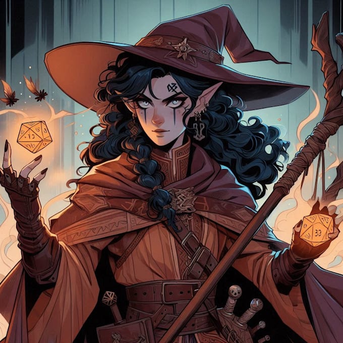 Draw dnd character art, rpg illustration, by Stanlent | Fiverr