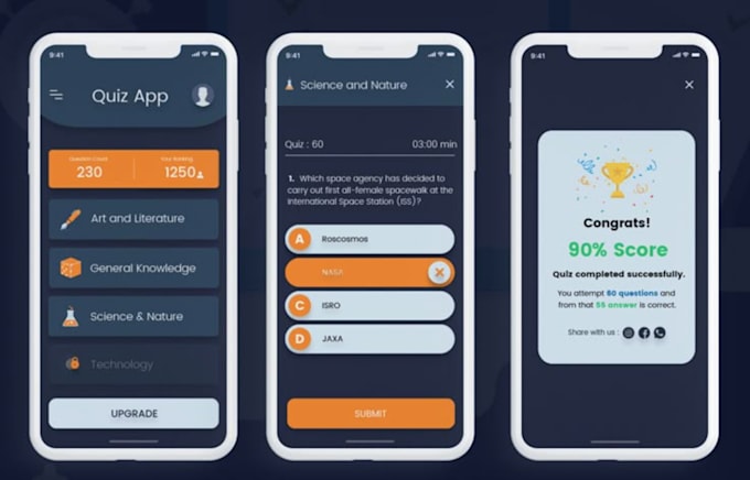 Develop custom ai elearning app, ai quiz app, educational app by ...