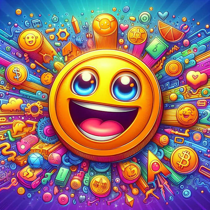 Draw funny custom crypto meme coin art for you by Donohort | Fiverr