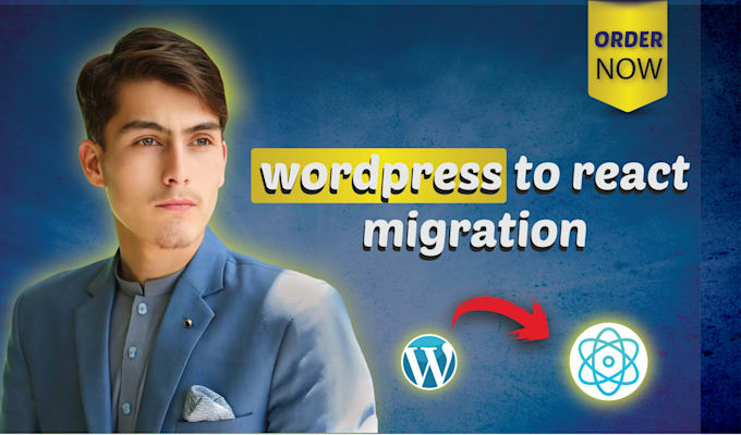 Convert wordpress to react or next to boost site performance by Jallal_hussain | Fiverr