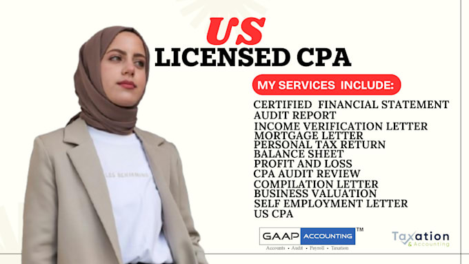 Cpa sign audit review financial statements cpa usa, cpa letter, profit ...