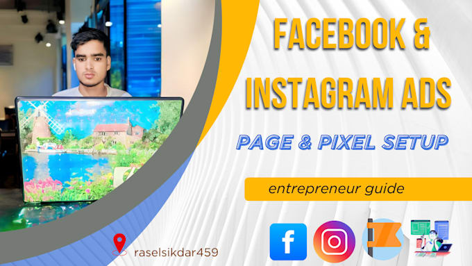Run fb and ig ad,campaign,meta ads manager,meta page and pixel setup ...