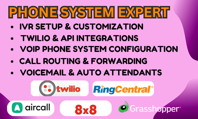 Setup ringcentral ivr twilio 3cx vapi ai vitalpbx freepbx aircall voip vicidial by Emmanuel2720 ...