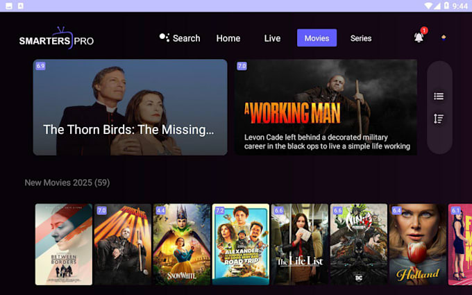 Rebrand smarter pro, android or ios iptv app with multi dns and control ...