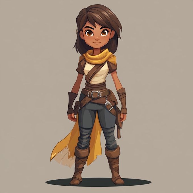 Draw 2d game character design and animation by Imambacri53 | Fiverr