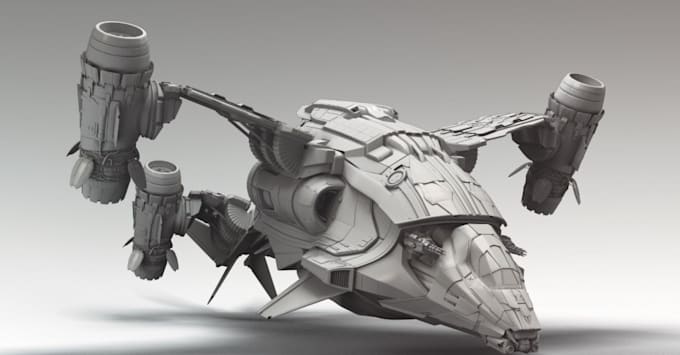 Commission 3d printed spaceship miniatures, starship miniatures ...