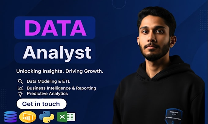 Do data analytics, visualization, power bi, looker kpi dashboard as data analyst by Talhaa_10 ...