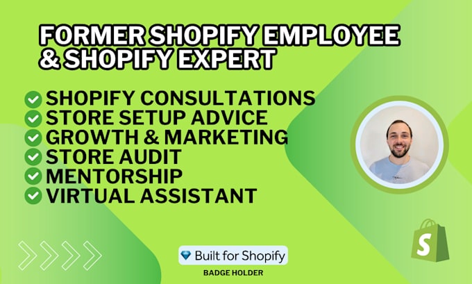 Be your shopify consultant, mentor, coach, certified shopify expert by Invictus37 | Fiverr