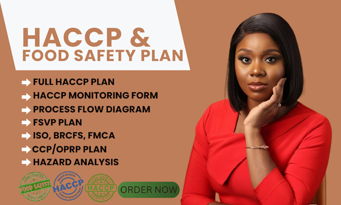 Make full haccp plan, food safety plan, haccp procedure, and fsvp plan ...
