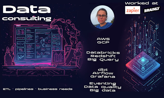 Consult set up, optimisation and debugging for data pipelines and etls by Agatamleko | Fiverr
