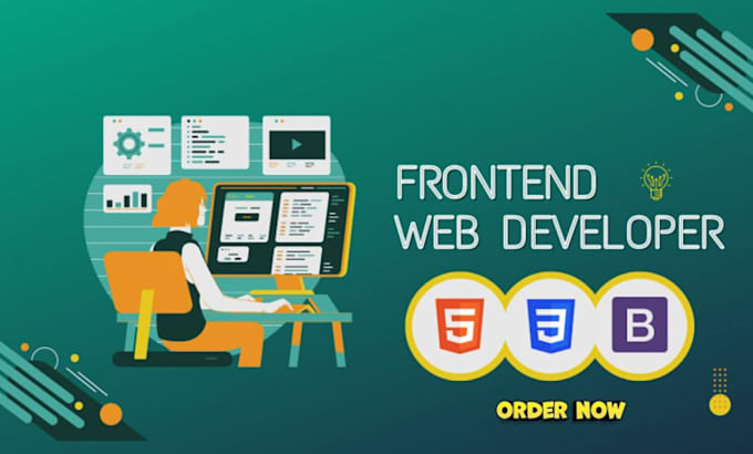 Be your front end web developer by Musharrafabb168 | Fiverr