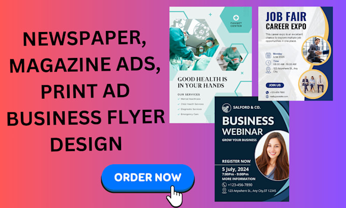 Design magazine ad poster, amazing print ad, newspaper, flyer, one page ...