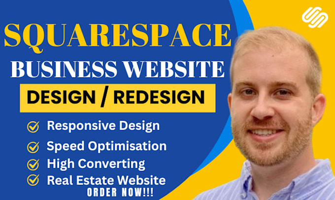 Design modern squarespace business website design or redesign square up ...