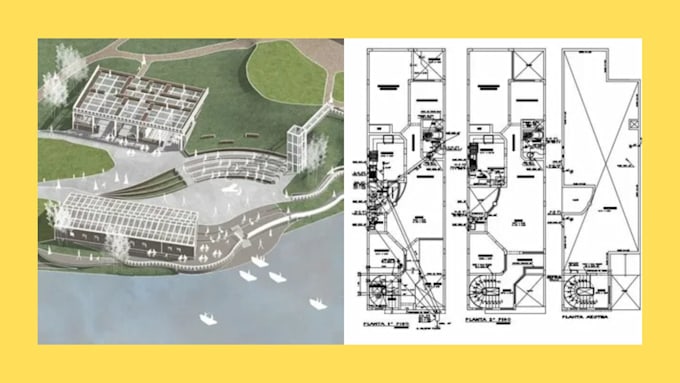 Draw drainage and grading plan, stormwater with stamp and sign for city ...