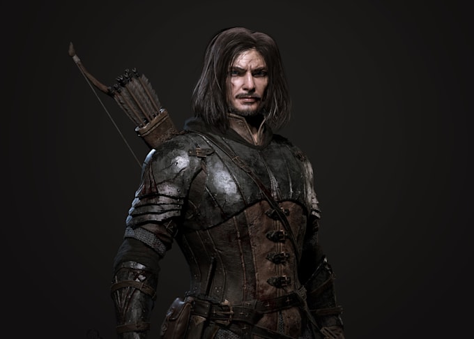 Refine ue5 game character, game asset, pbr texture, ue5 rig, animate ...