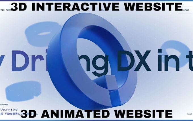 Develop 3d interactive website, three js, webgl, openjs, webvr, reactjs threejs by Jerry_techi ...