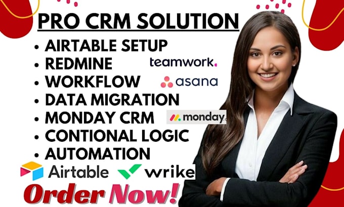 Setup Airtable Wrike Redmine Workflow Trello Monday Crm Asana Clickup Automation By Elitecrmpro