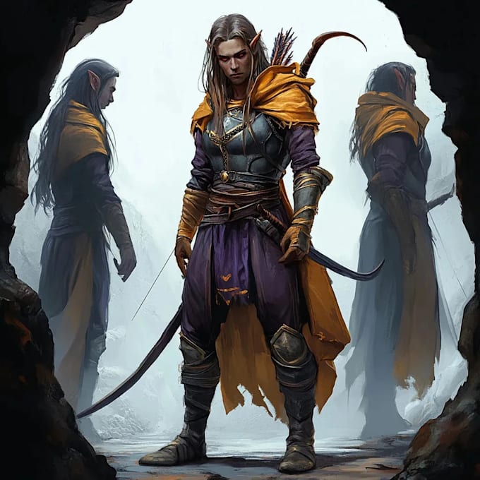 Draw dnd character art and dnd character art by Borisard4 | Fiverr