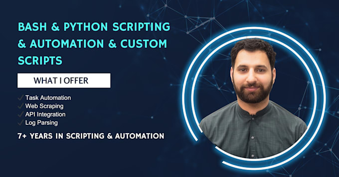Write Bash And Python Scripts For Automation Parsing And More By