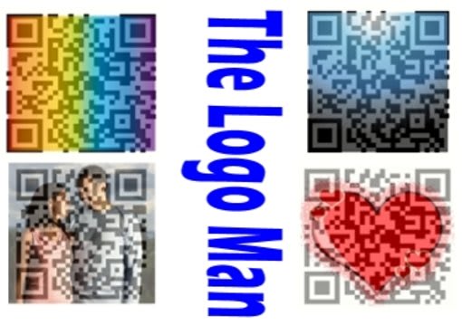 Design 4 high quality qr codes using a photo or logo of your choice as ...