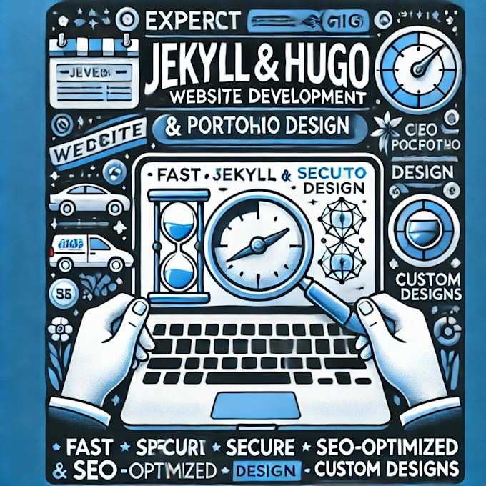 Develop, jekyll, static website, hugo website, build website, portfolio ...