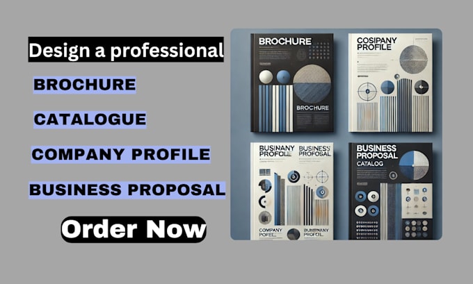 Design company profile, corporate brochures, catalog and business ...