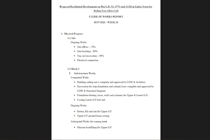 Create construction related content like reports and blogs as well as ...