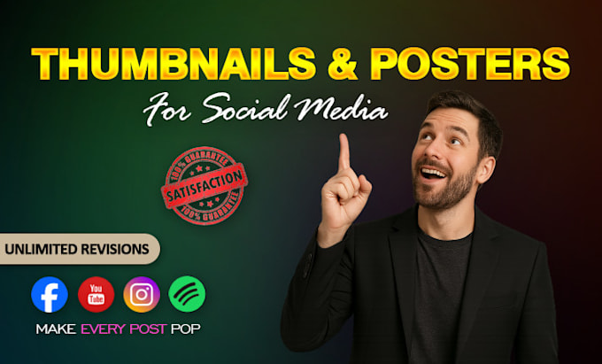 Design unique professional thumbnails and posters by Sachin_hansaka ...