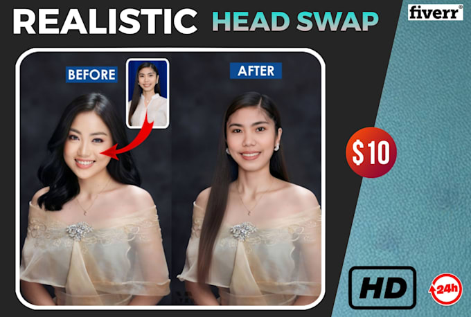 Edit realistic head swap by Maxxifyartworks | Fiverr