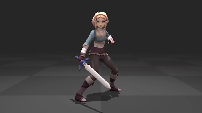 Create 3d game character, game assets, 3d game animation for game and trailers by Ray ...