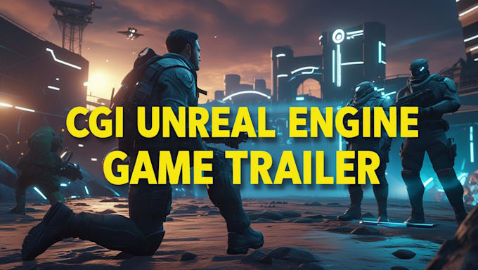 Create cgi cinematic game trailer film 3d vfx cgi animation c4d in unreal engine