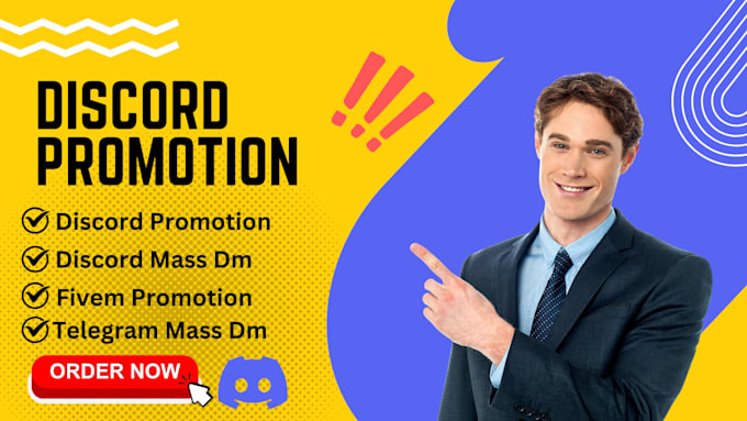 Do discord promotion, discord mass dm, discord advertising by ...