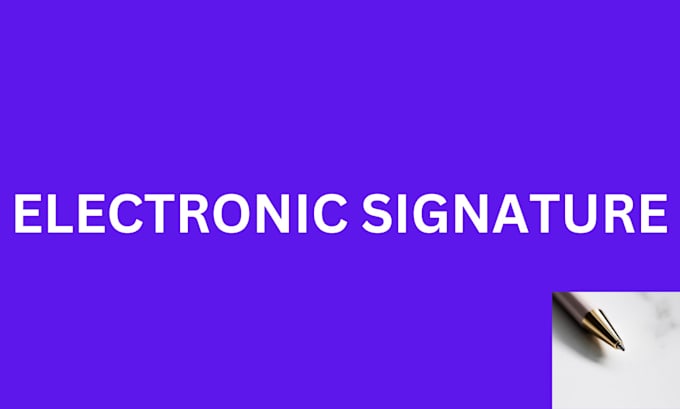Create electronic signatures for signing, protecting the documents by ...