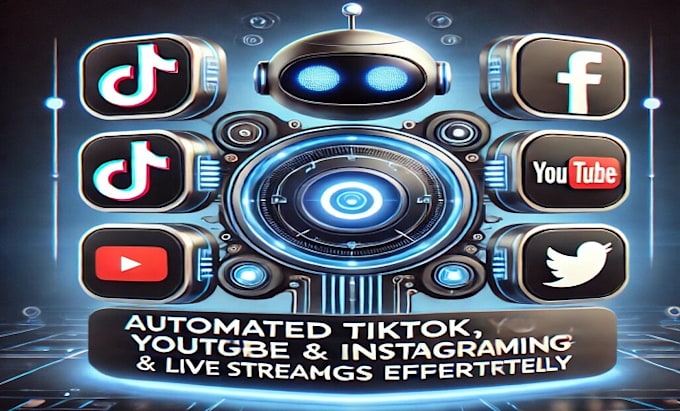 Create Automated Tiktok Bot Live Streaming Bot Youtube Bot Instagram Bot By Kyleviolet Fiverr
