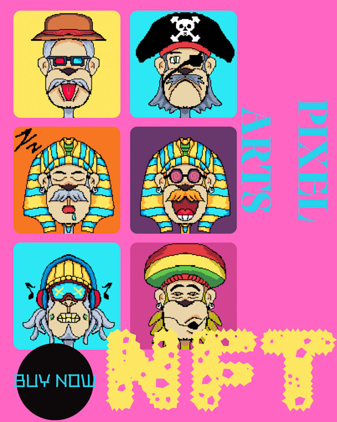 Create unique nft art for your nft collection by Ricky_rbg | Fiverr