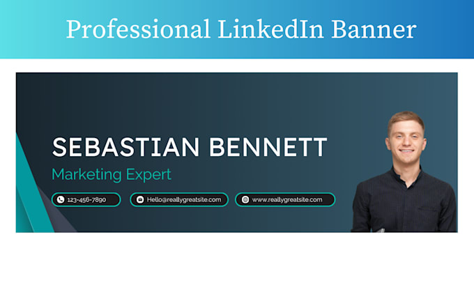 Design linkedin banner background photo by Sirji1 | Fiverr