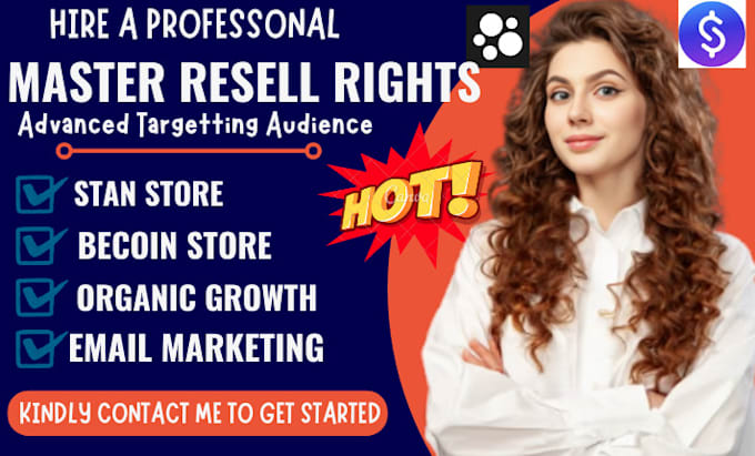 Promote master resell rights, master resell right, with email marketing ...