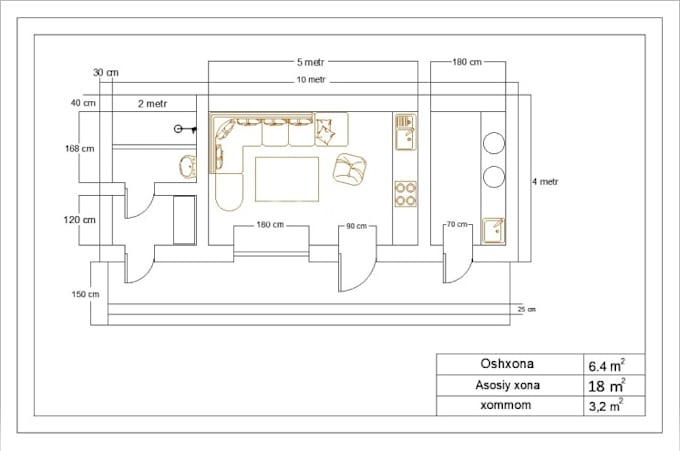 Draw you autocad drawings by Otabek_4 | Fiverr